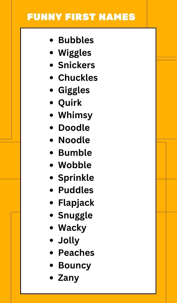 100+ Funny First and Last Names - Free AI Funny Names Generator