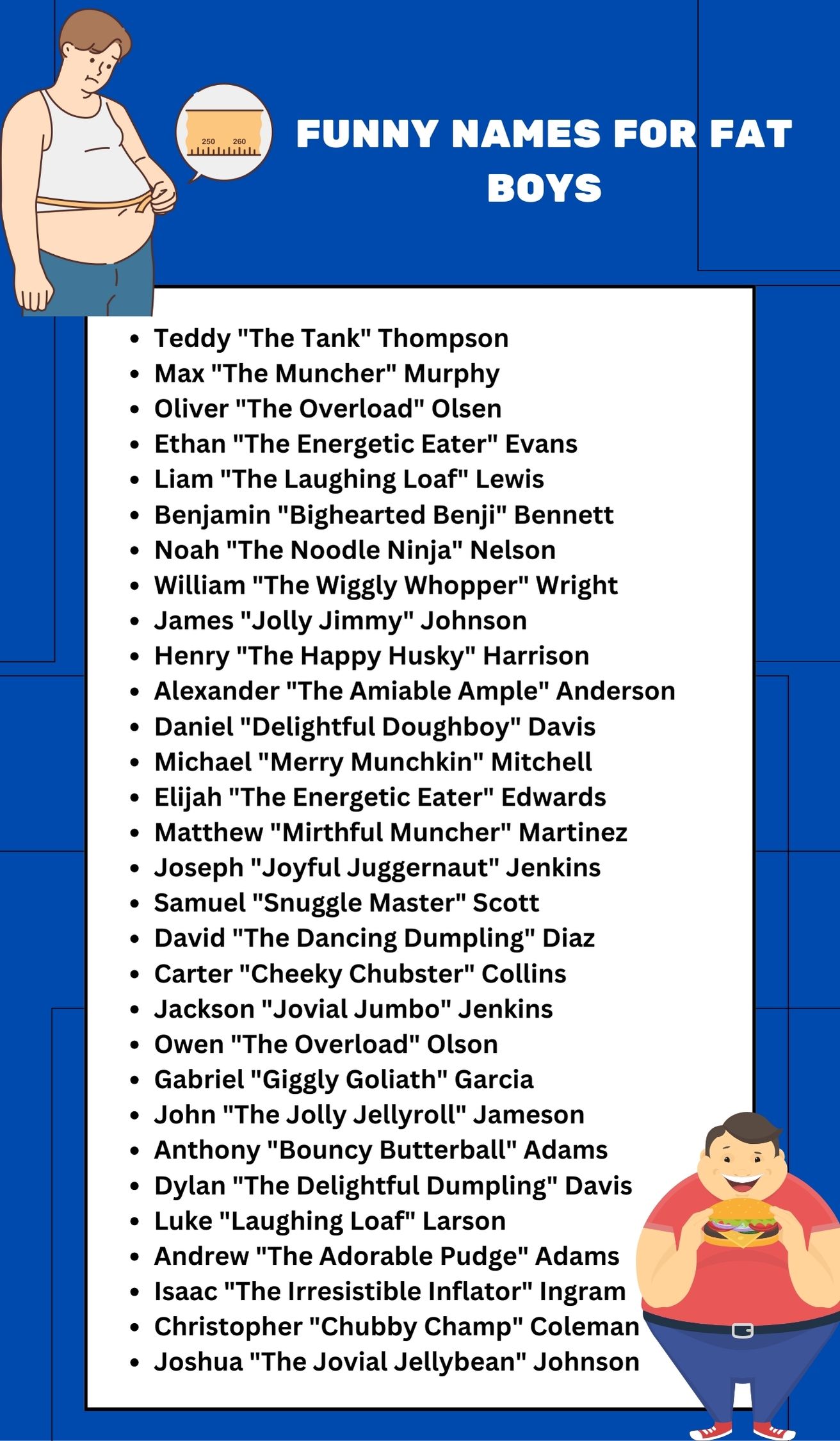 200+ Fun and Adorable Names for Plus Sized People - Free AI Funny Names ...
