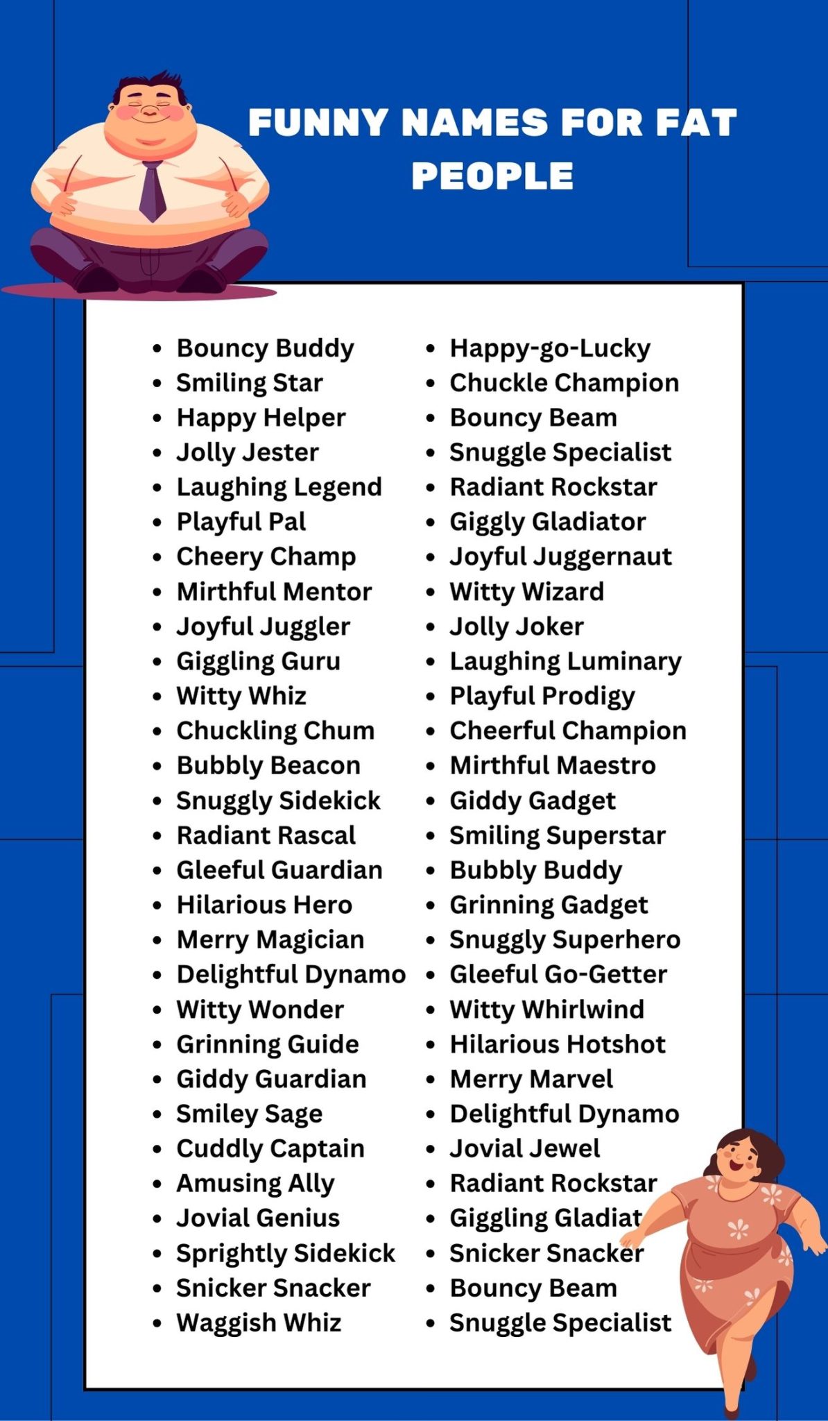 200+ Fun and Adorable Names for Plus Sized People - Free AI Funny Names ...