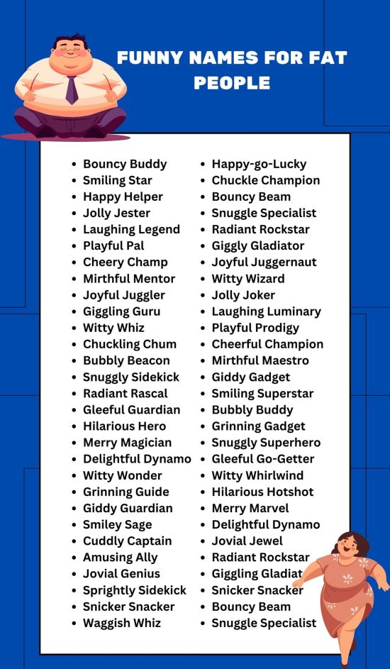 200+ Fun and Adorable Names for Plus Sized People - Free AI Funny Names ...