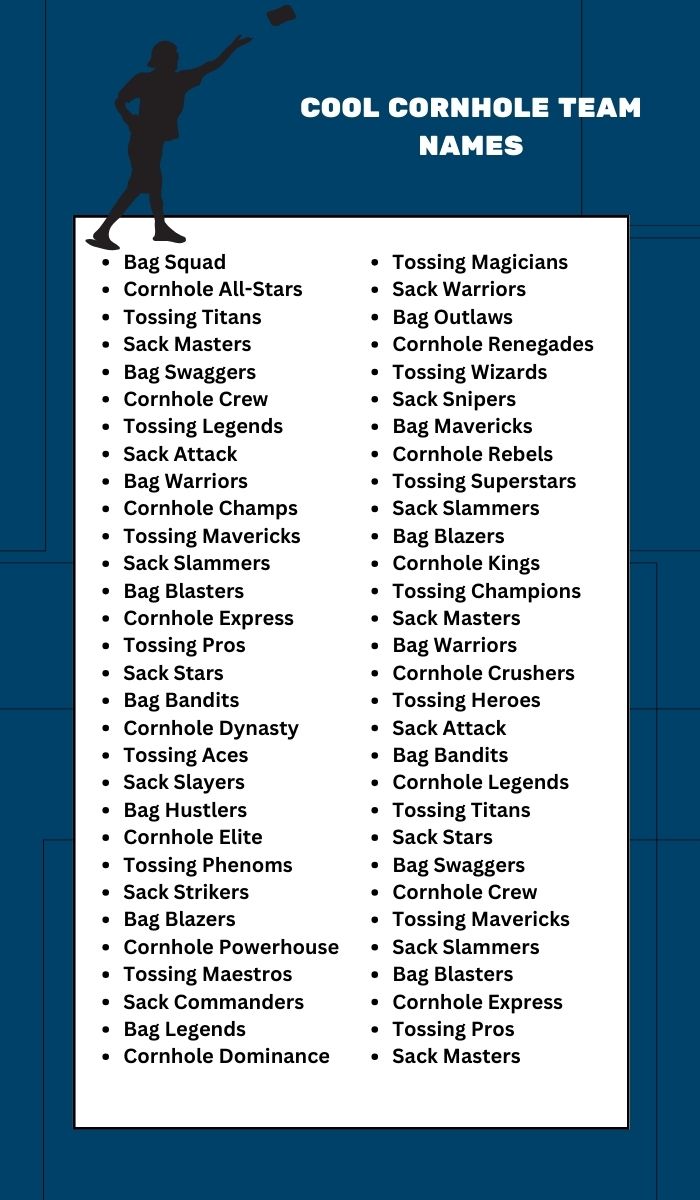 260+ Funny Cornhole Team Names - Free AI Funny Names Generator