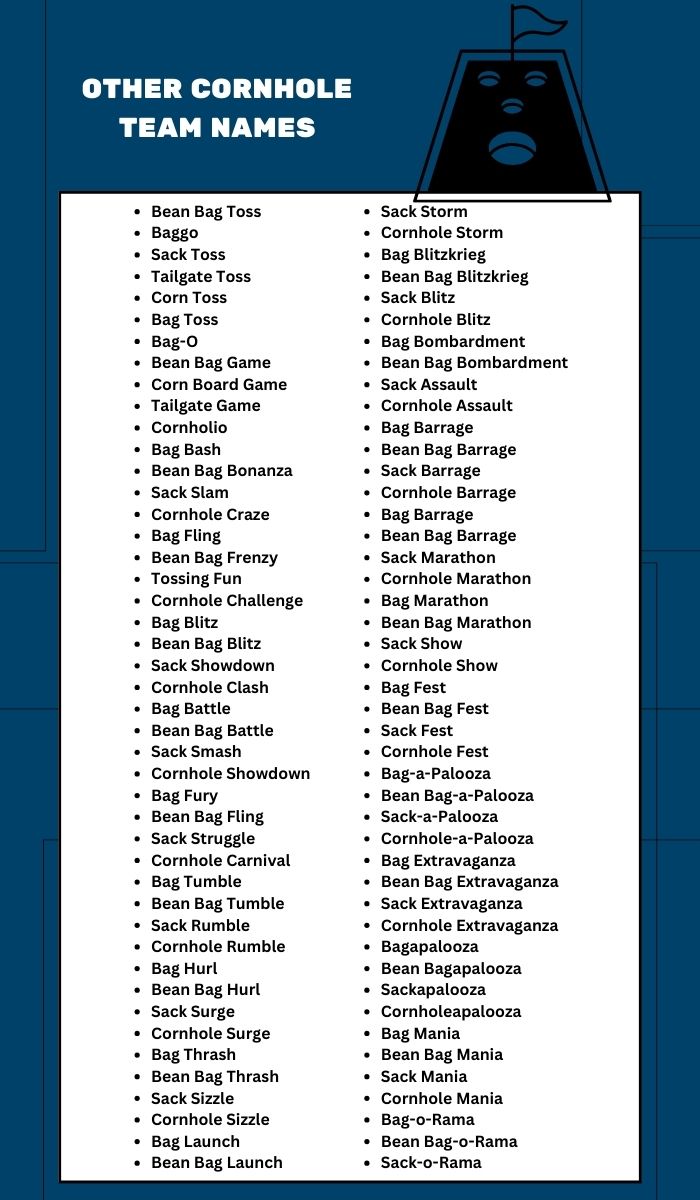 260+ Funny Cornhole Team Names - Free AI Funny Names Generator